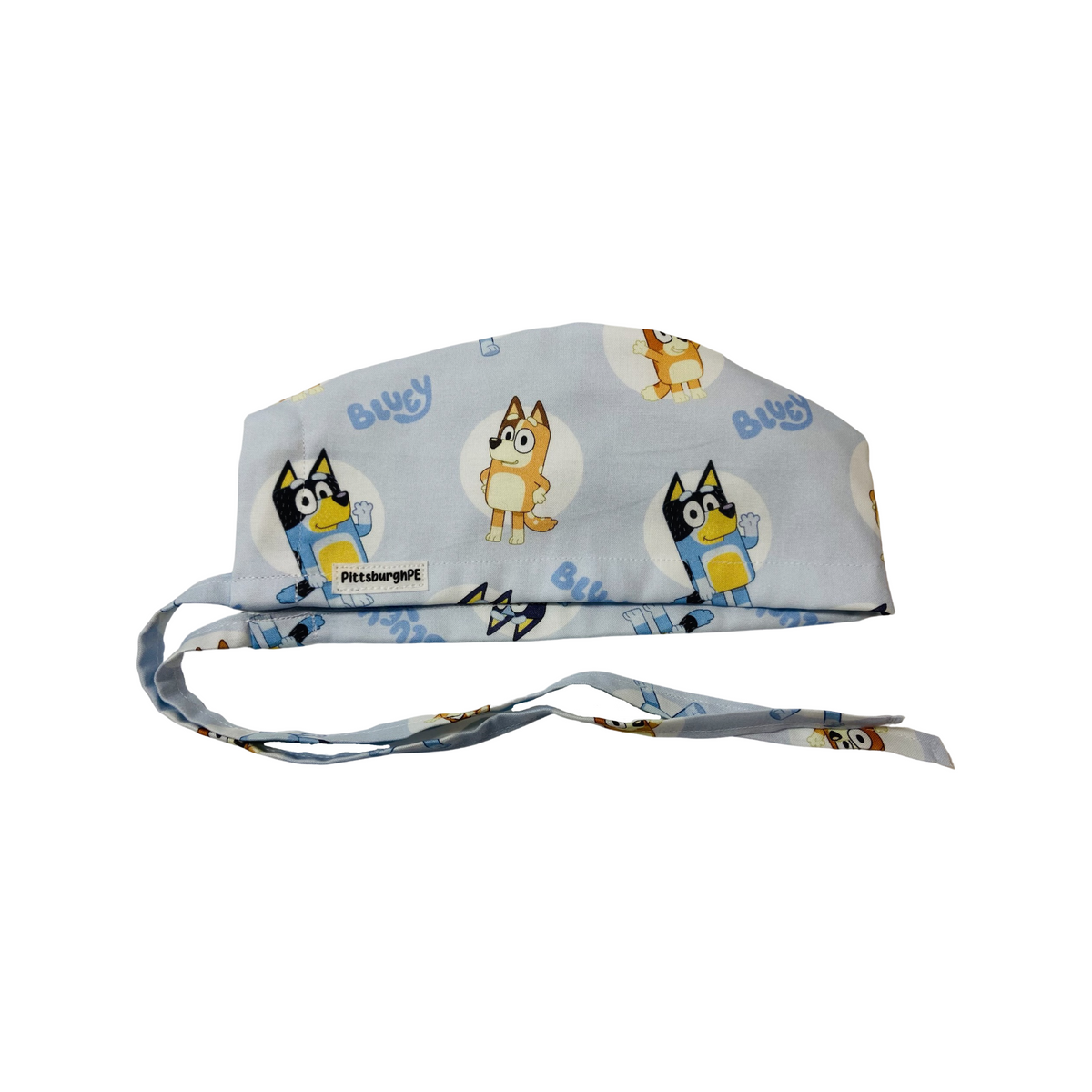 Character. scrub cap (made with licensed Bluey fabric) – PittsburghPE