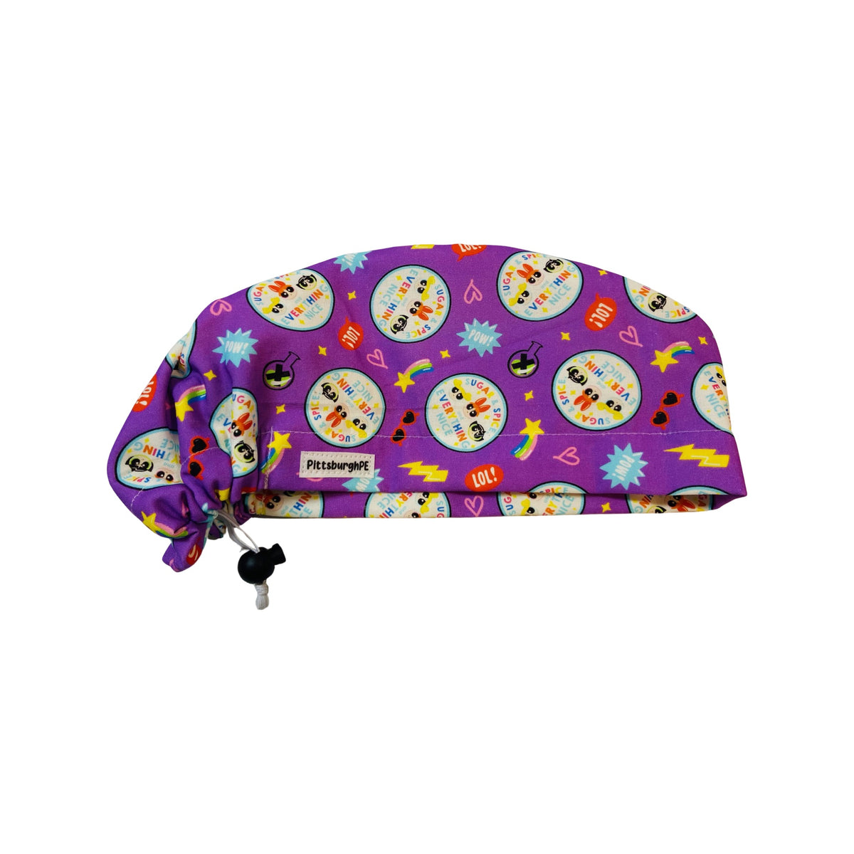 Character. scrub cap (made with licensed Powerpuff fabric) – PittsburghPE