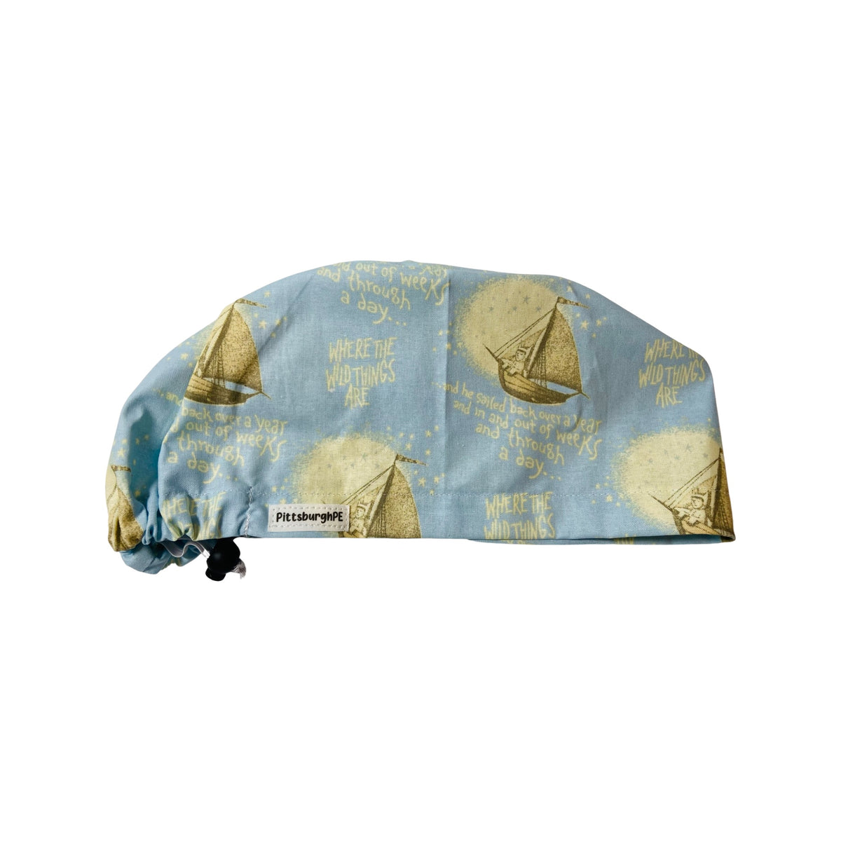 Character. scrub cap ( made with licensed Where the Wild Things are fa ...