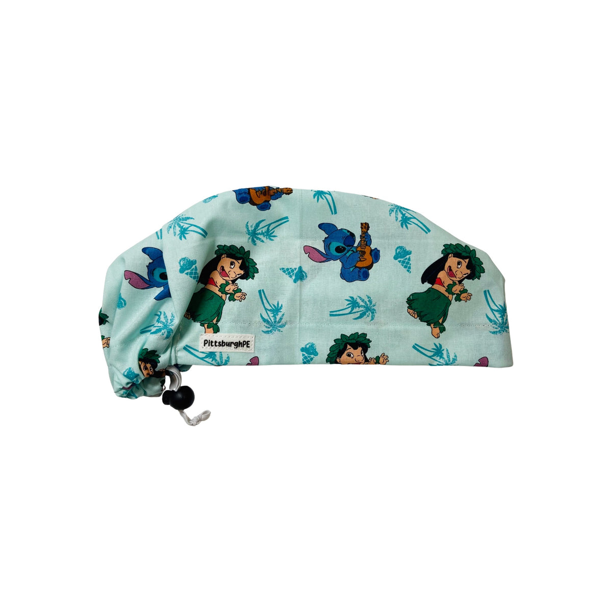 Character. scrub cap (made with licensed lilo and stitch fabric ...
